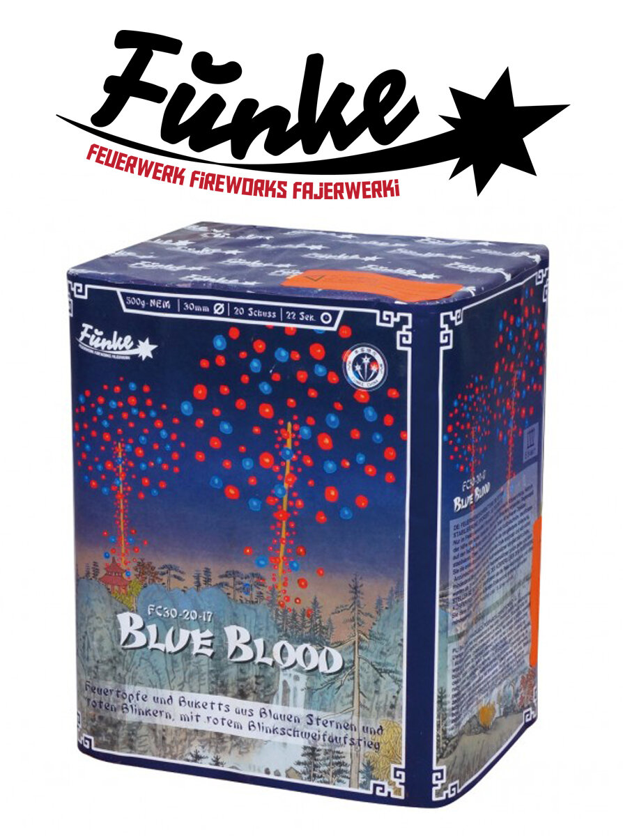 Silvester Feuerwerk Batterie Blue Blood von Funke berlin kaufen werks ...