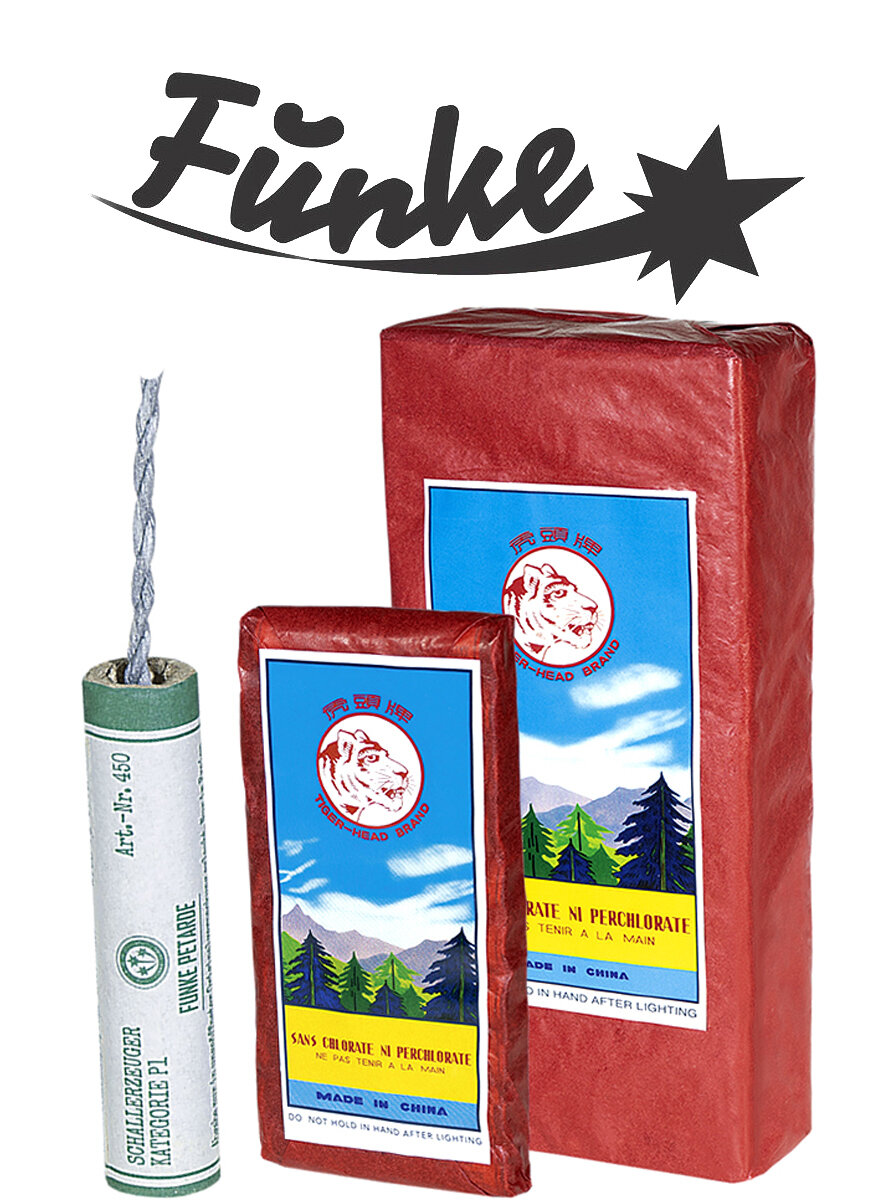 Silvester Feuerwerk Schinken Funke China Böller Petarde chinaböller k ...