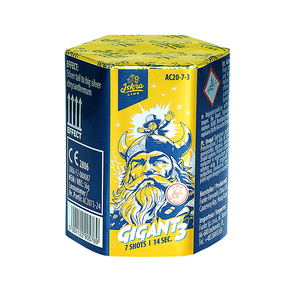 Funke Iskra Gigant 3 Feuerwerk Batterie Feuerwerksbatterie Berlin kau, 3,49